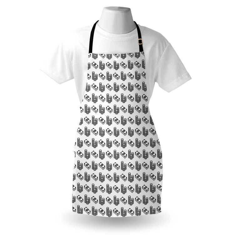 East Urban Home Money Apron Unisex, Stacked Coins and Bills, Adult Size ...