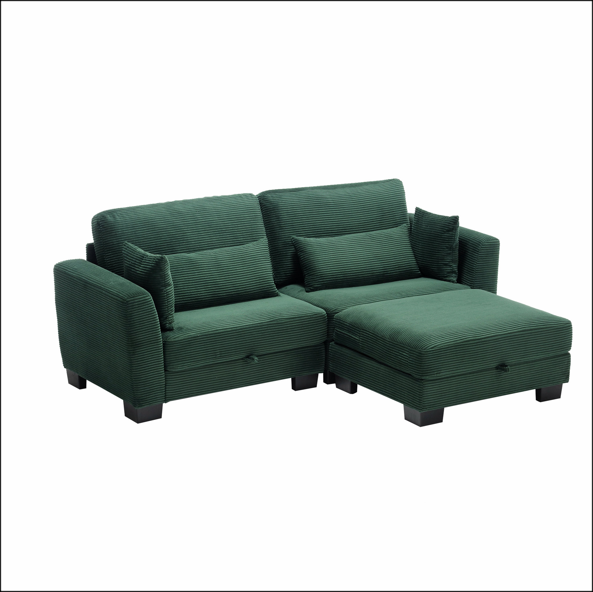 Latitude Run® Modular Sectional Sofa L Shaped Modular Couch with ...