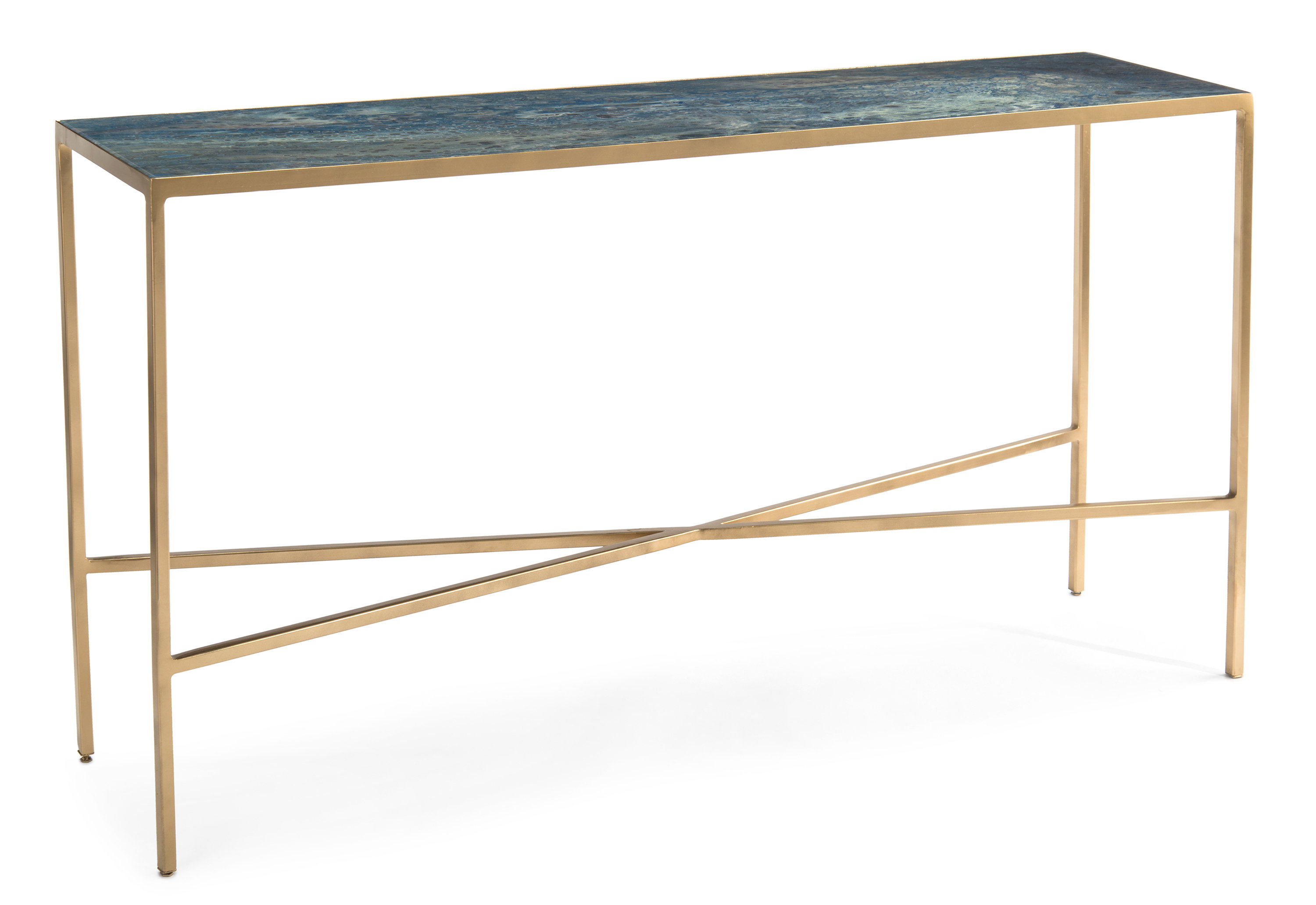 John-Richard Shaye Rawson 64" Metal Console Table | Wayfair