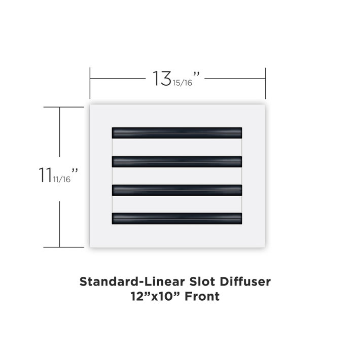 Texas Buildmart BUILDMART - 12x10 Modern AC Vent Cover - Standard ...