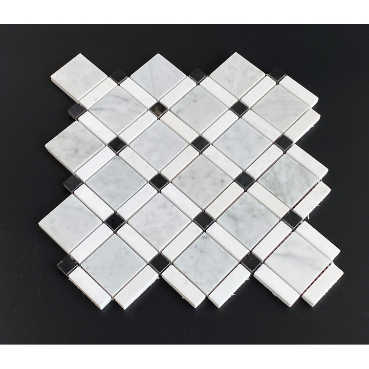 ES Stone Marble Pinwheel Mosaic Wall & Floor Tile & Reviews | Wayfair