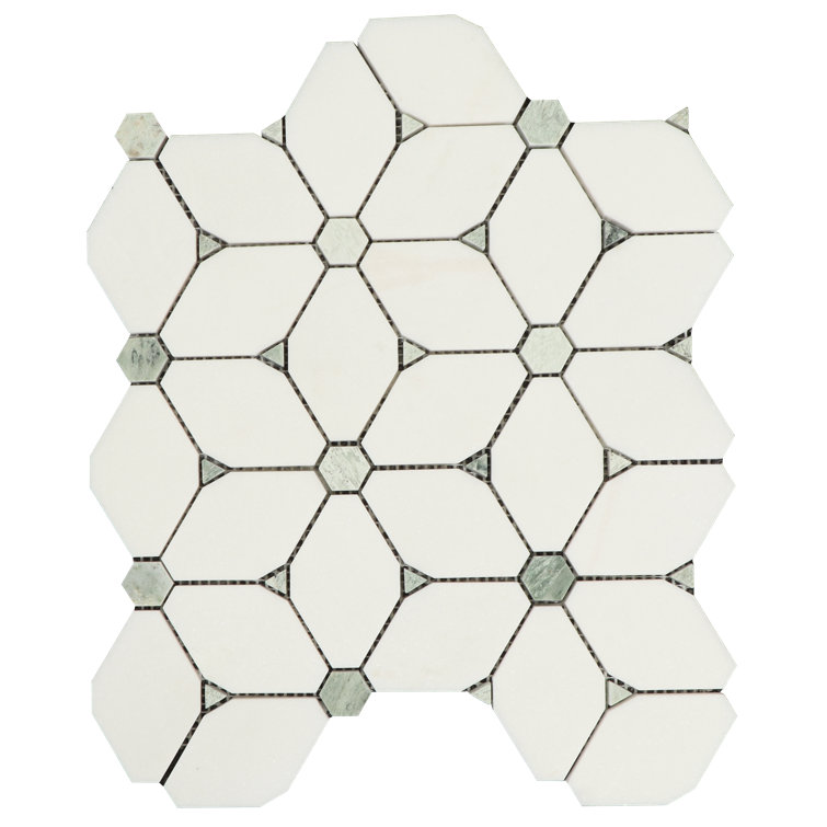 ES Stone Water Jet Marble Novelty Mosaic Wall & Floor Tile | Wayfair