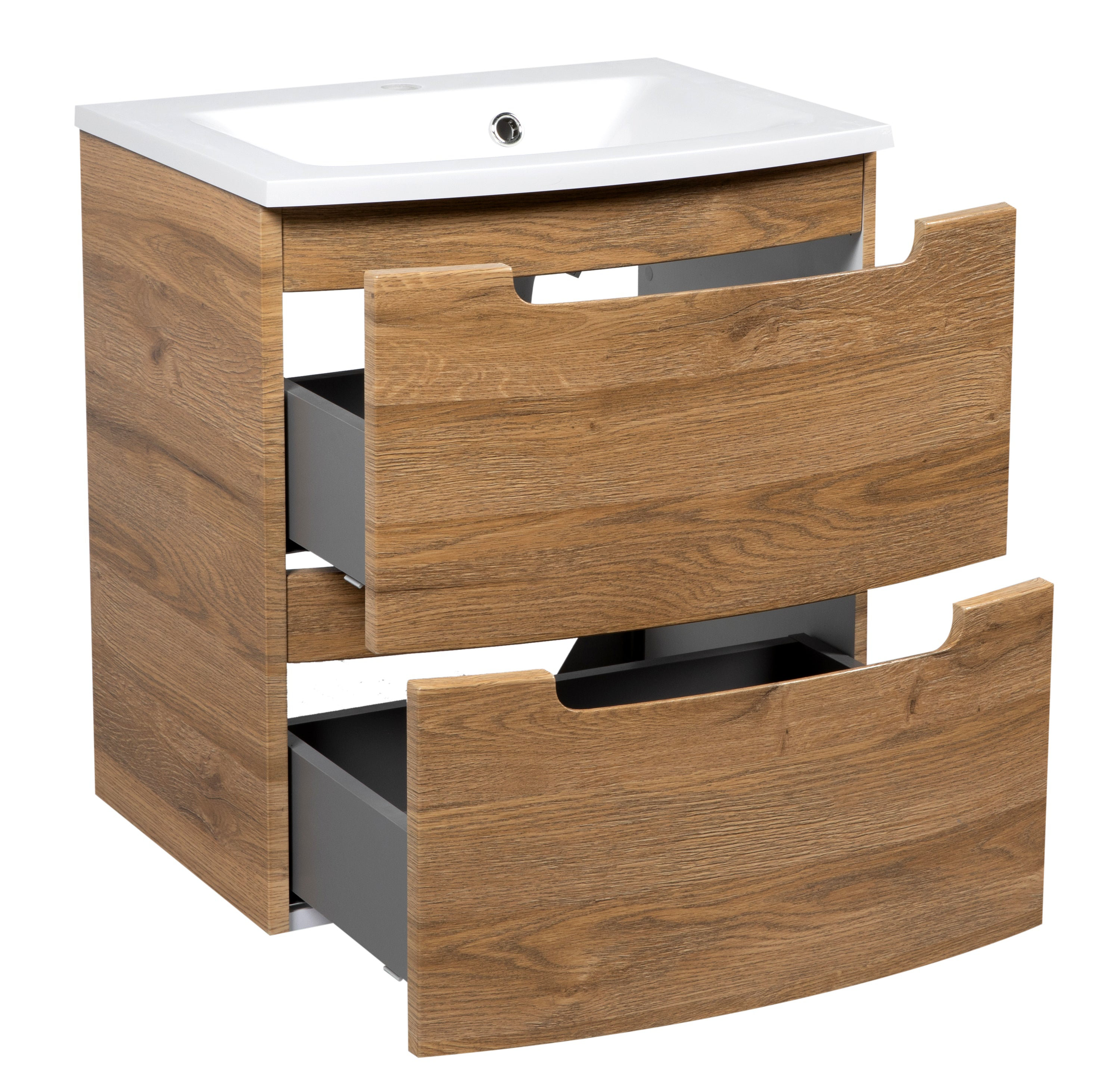 Hokku Designs Kiniya 31.3'' Wall Mounted Single Bathroom Vanity with ...