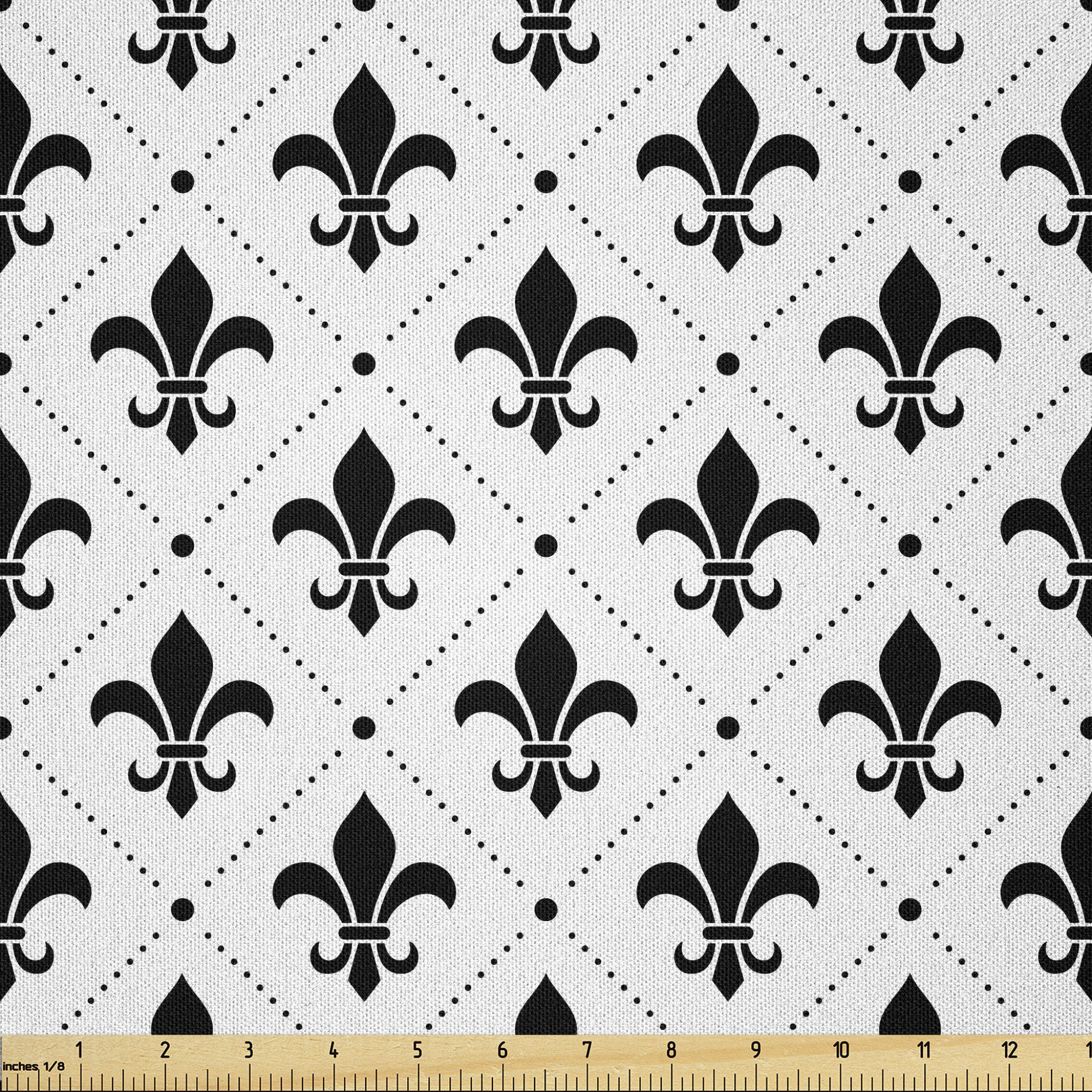 East Urban Home Dakhia French Culture Inspired Motifs Dotted Lines ...