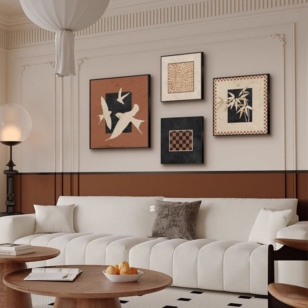 Organix Oasis French Chinese ancient style retro black and white ...