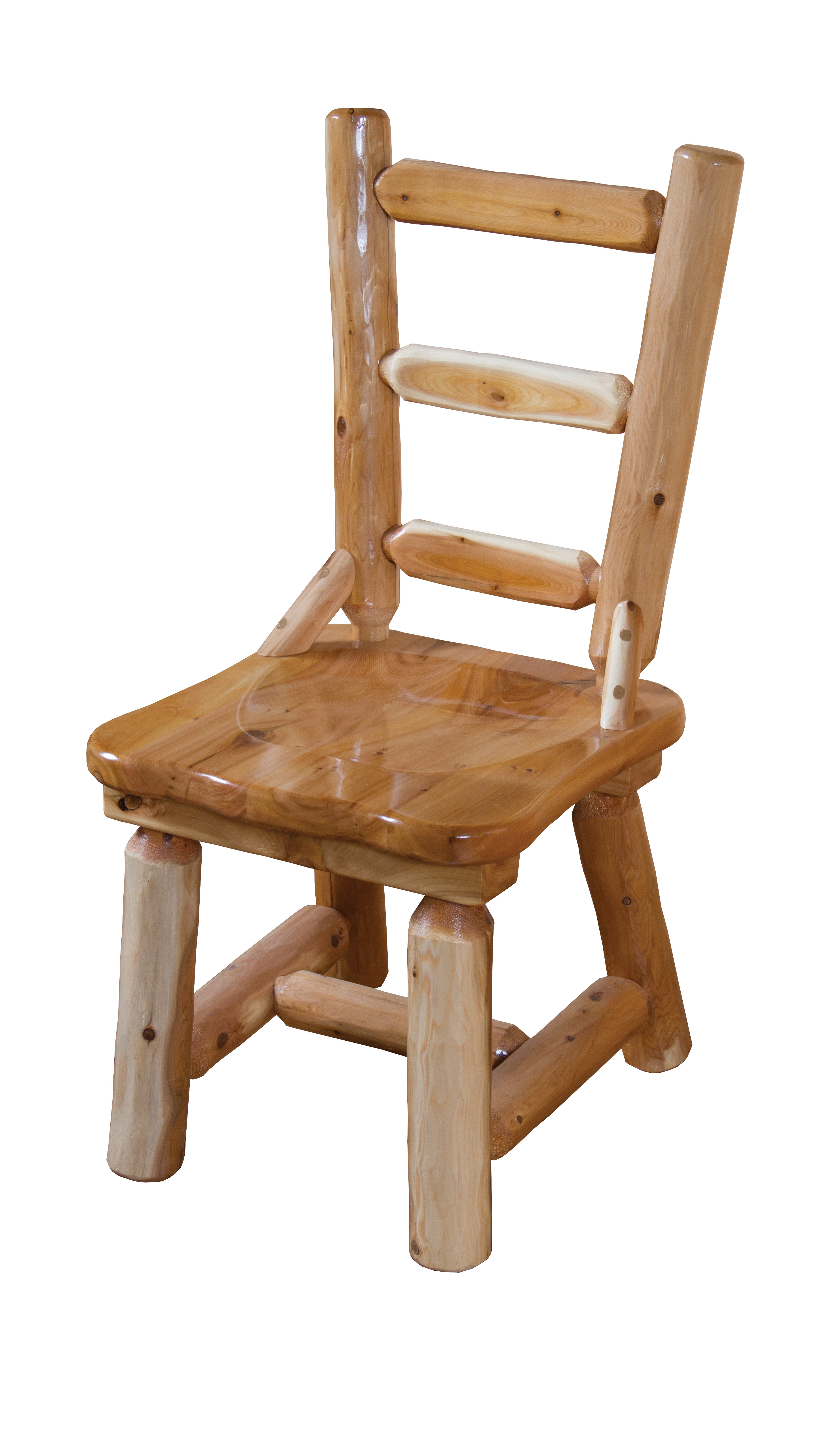 Loon Peak® Goettingen Cedar Solid Wood Dining Chair | Wayfair
