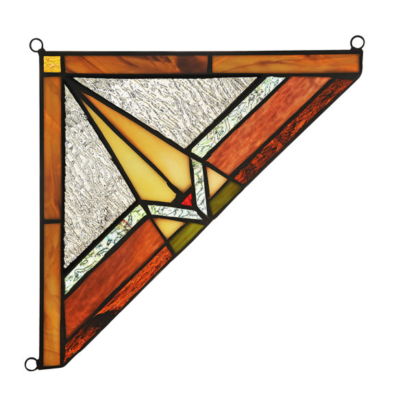 Millwood Pines Tiffany Abstract Window Panel & Reviews | Wayfair