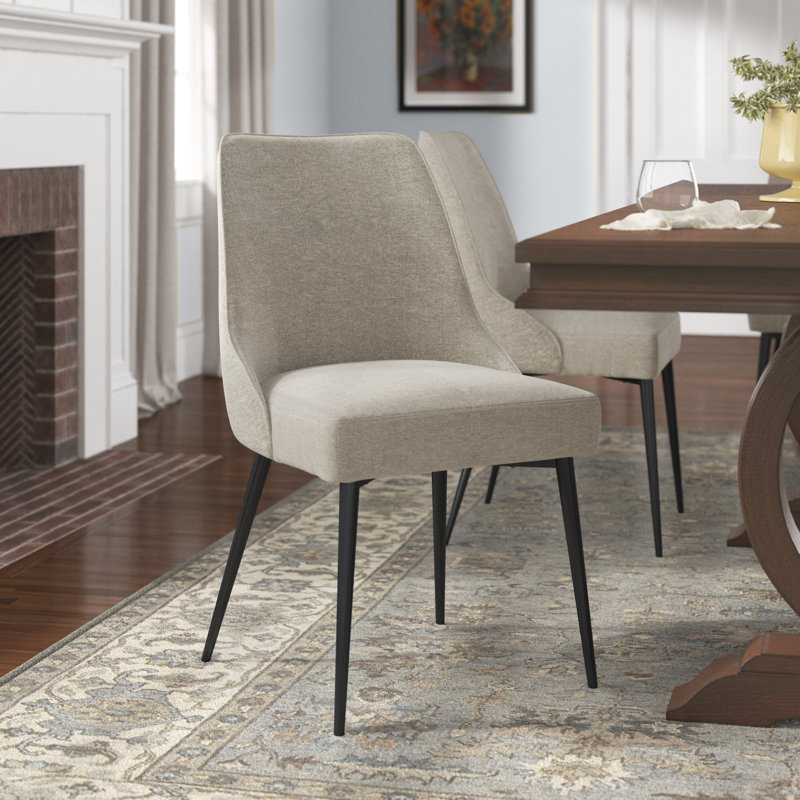 Mercury Row® Rowlett Upholstered Side Chair in Khaki & Reviews | Wayfair
