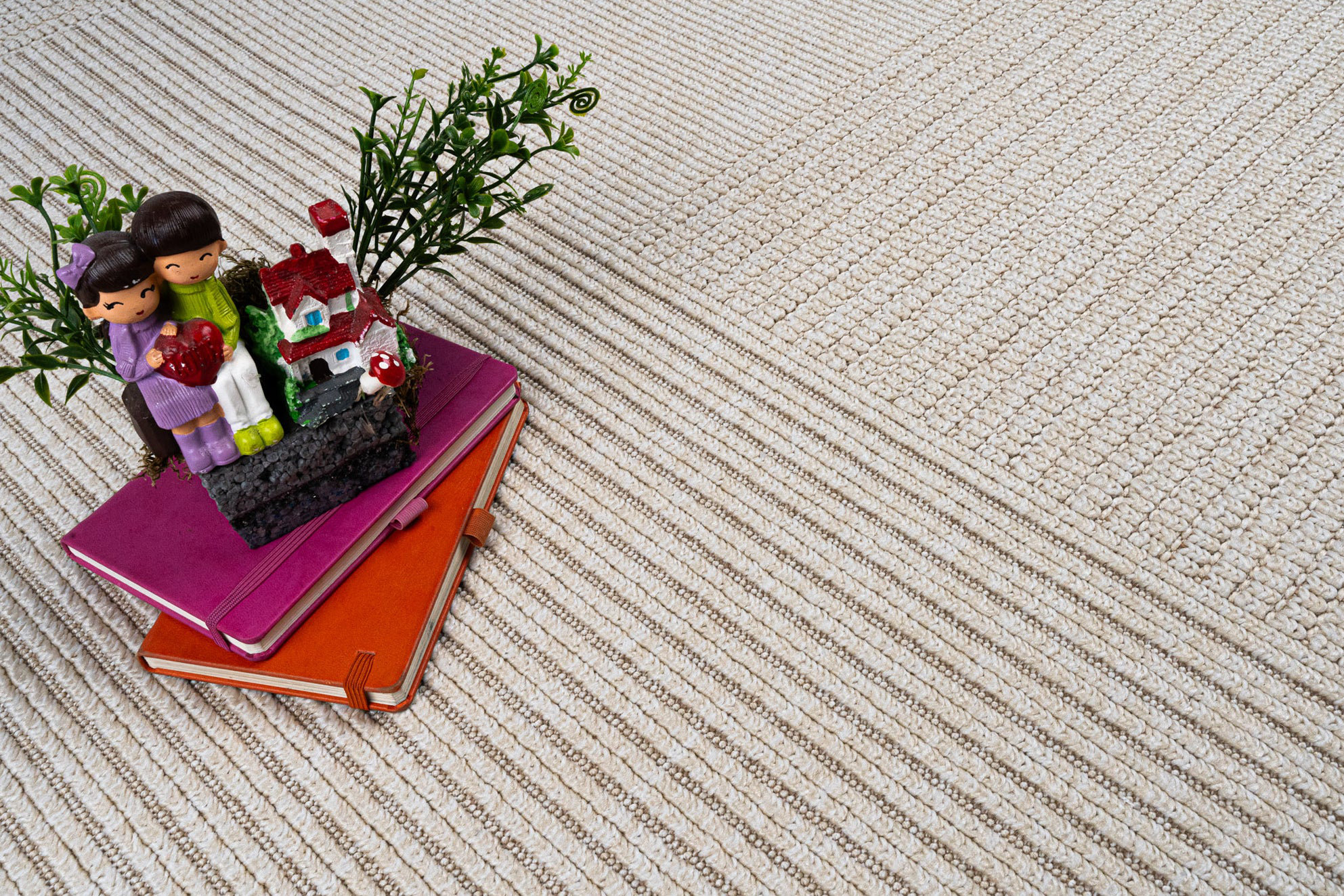 Rugpera Nepal Striped Cream Jute Area Rug | Wayfair