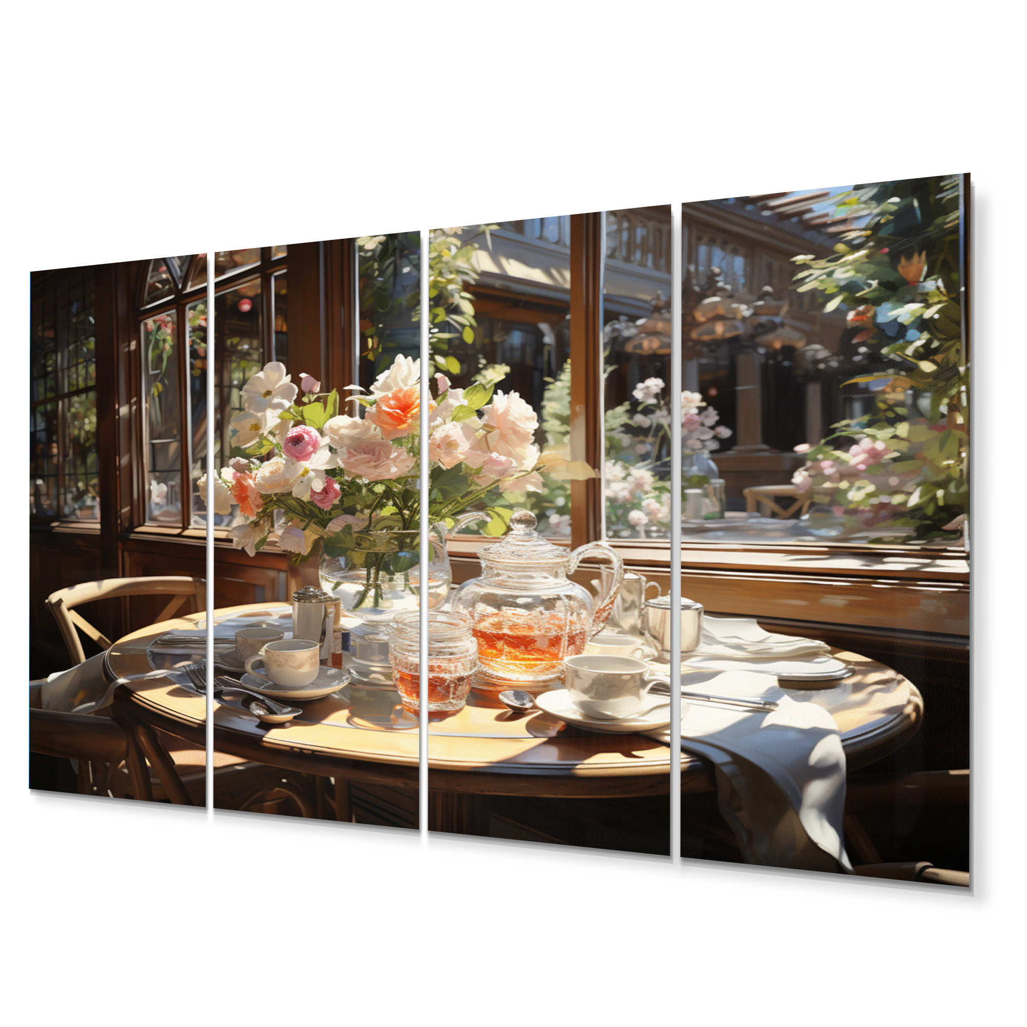 DesignArt Country Clubs Afternoon Tea III - Country Clubs Metal Wall ...