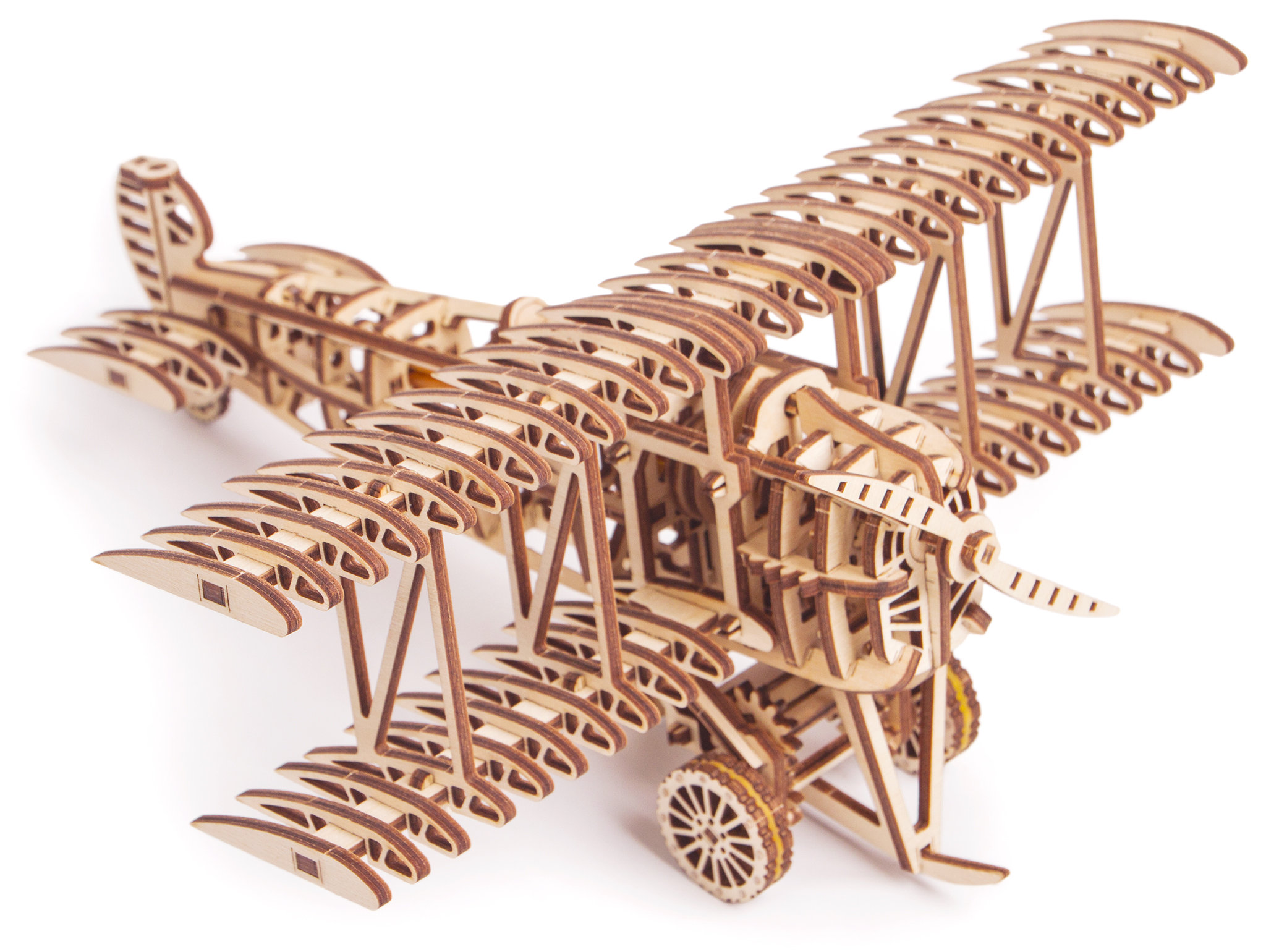 Wood Trick Plane Wooden 3D Mechanical Model Kit Puzzle | Wayfair