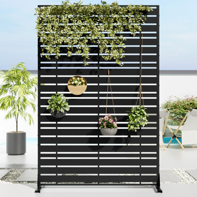 Dovelina Outdoor Metal Privacy Screen & Reviews | Wayfair