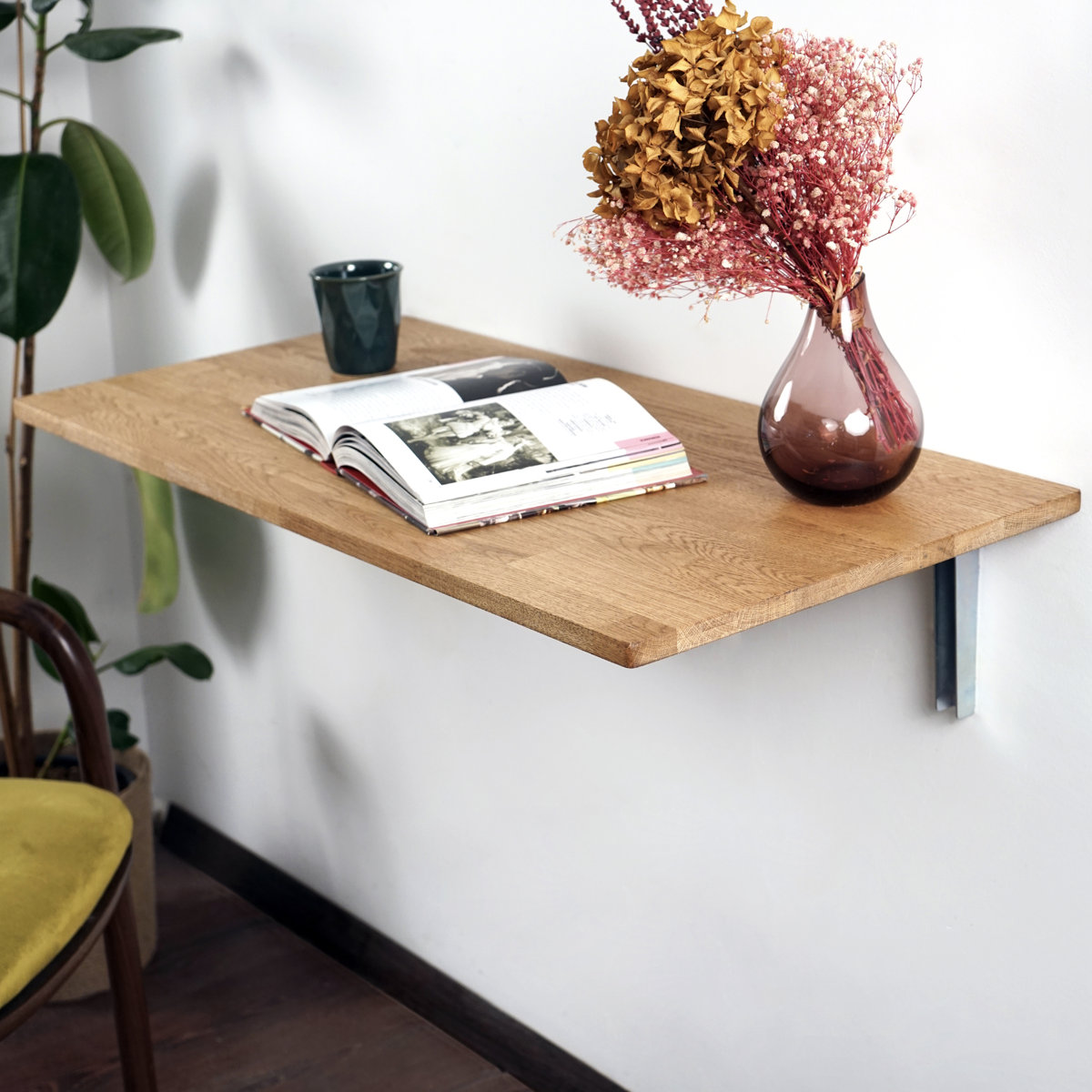 UPP Ultimate Premium Products Space Saving Fold Down Wall Mount Desk ...