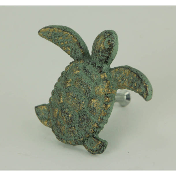 Zeckos Set Of 12 Light Blue Cast Iron Compass Rose Drawer Pulls Cabinet ...