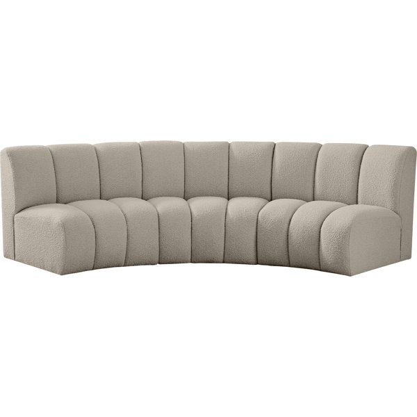 Meridian Furniture USA Infinity 3 - Piece Upholstered Sectional | Wayfair