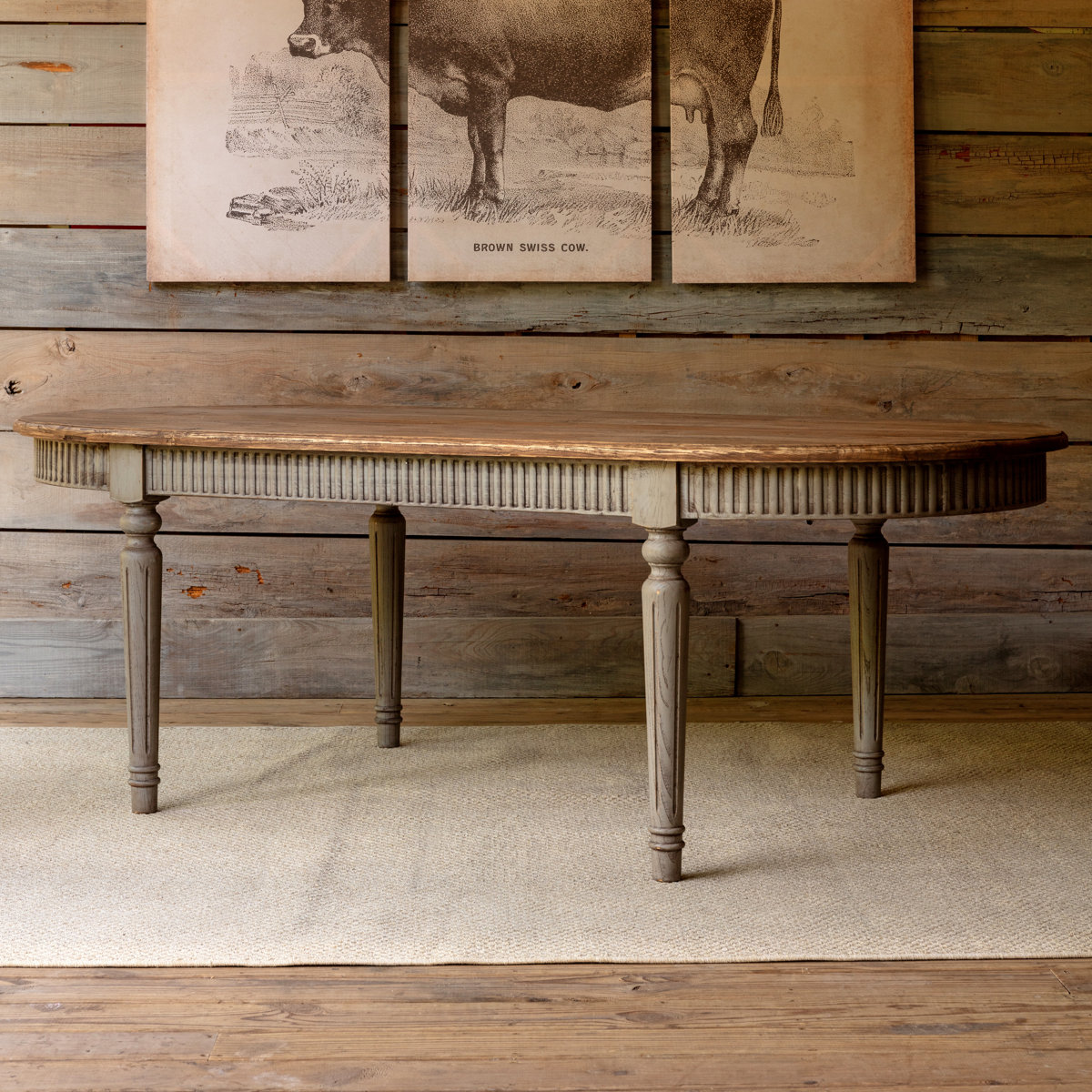 Porch View Home Jefferson County Oblong Dining Table | Wayfair