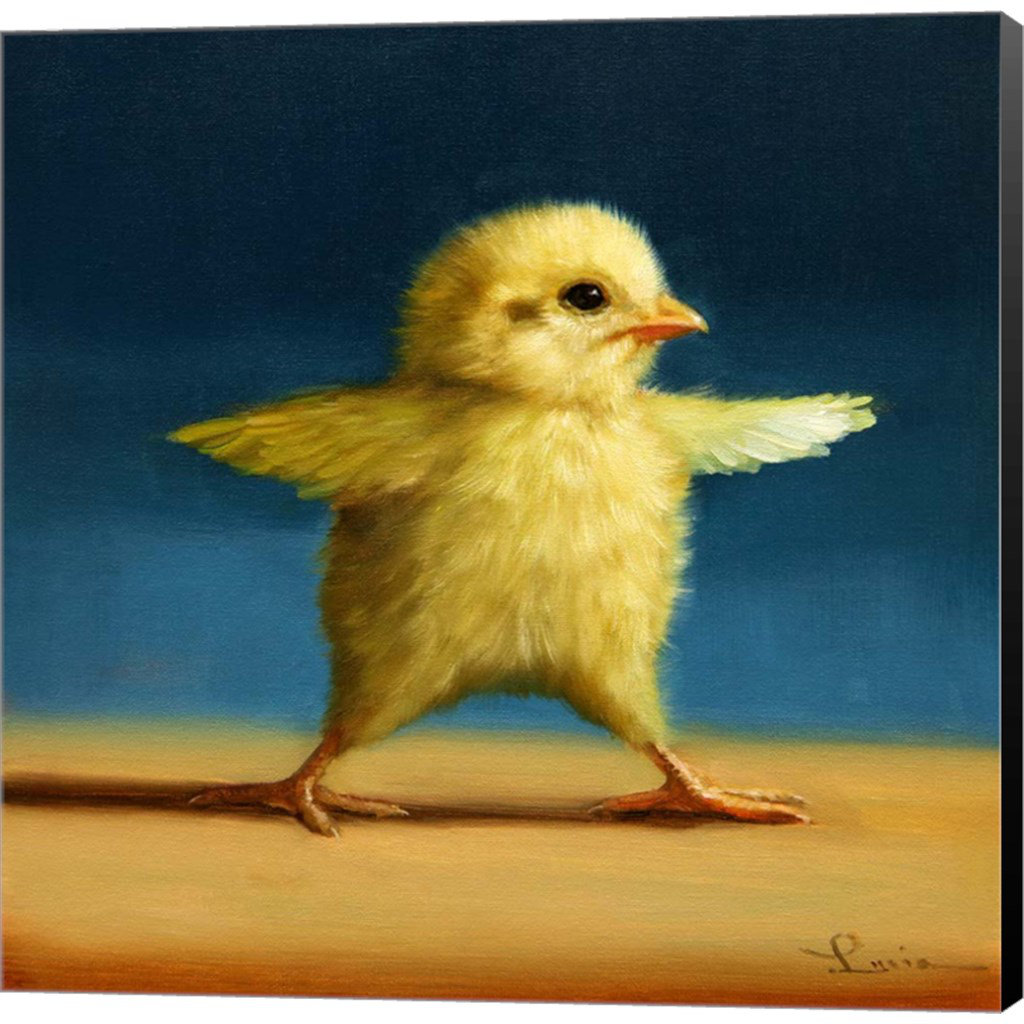 Trinx Yoga Chick Warrior Two By Lucia Heffernan, Canvas Wall Art ...