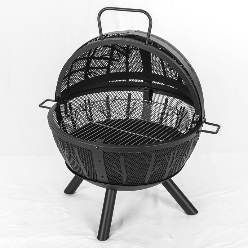 Millwood Pines Culberhouse 35" H x 31" W Wood Burning Fire Pit with ...