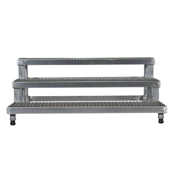 Vestil 3 - Step Aluminum Step Stool | Wayfair