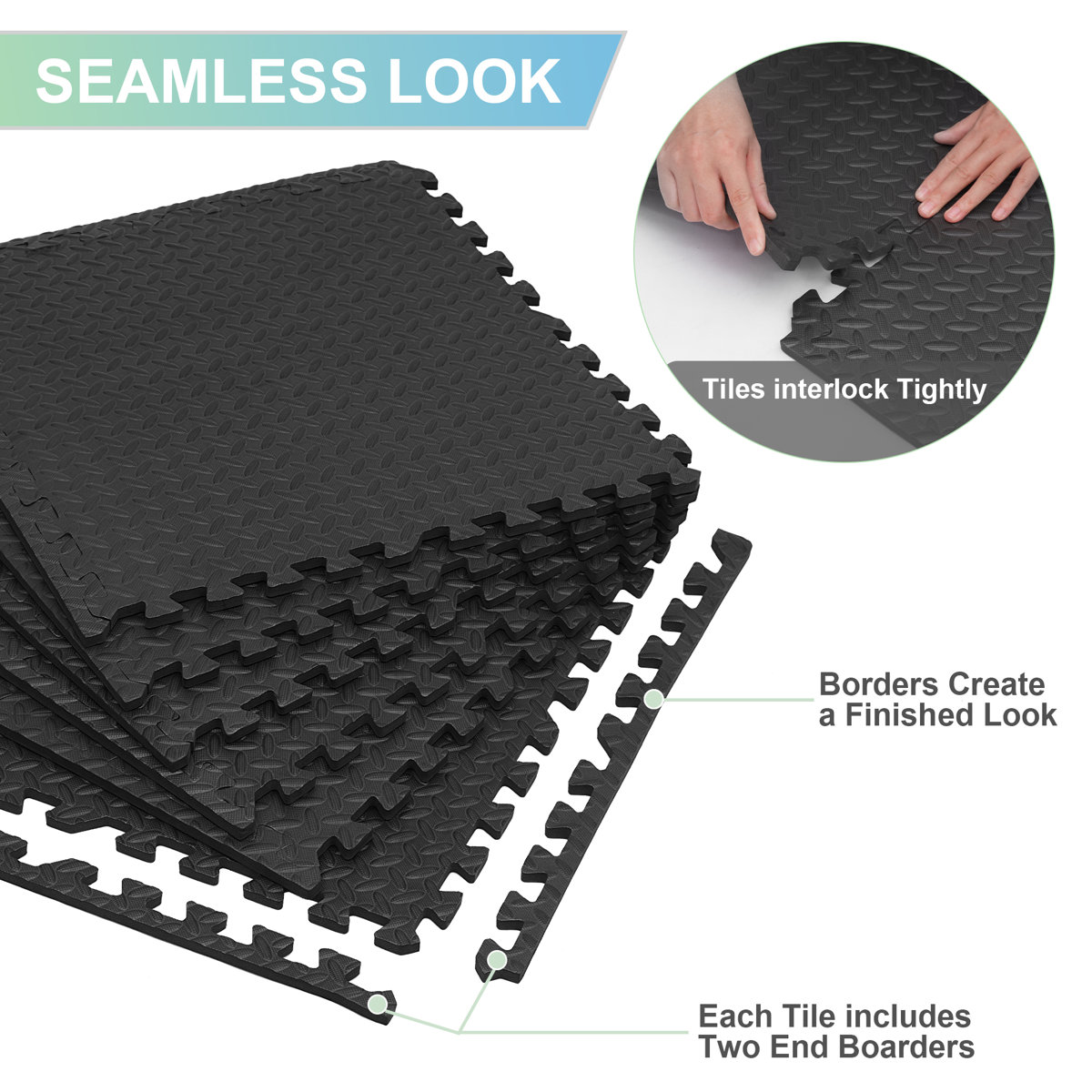 Shenzhen XT network Co., Ltd. Extra Thick Puzzle Exercise Mat, Eva Foam ...