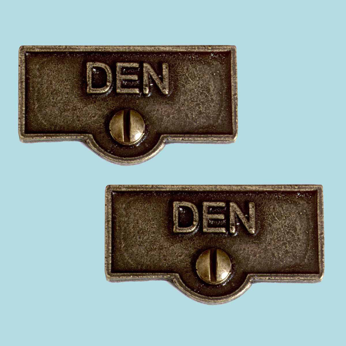 The Renovators Supply Inc. Den Name Signs Cast Switch Plate Tag | Wayfair