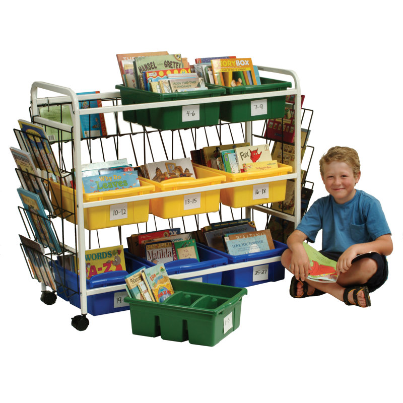 Copernicus 9 Cubby Cart with Casters | Wayfair