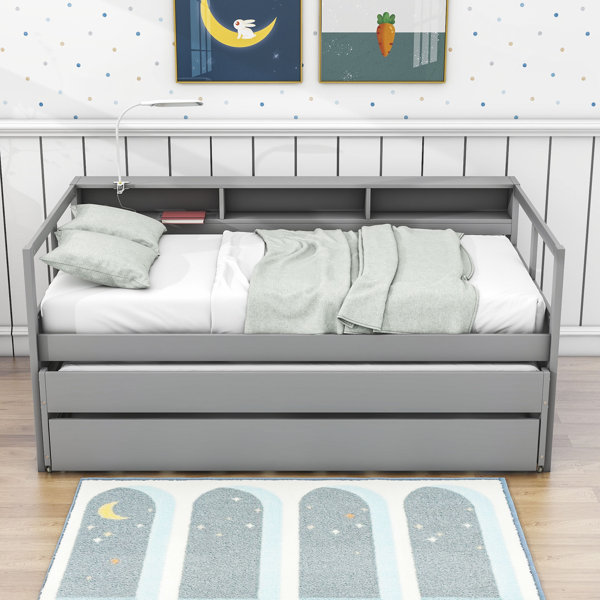 Wildon Home® Dhruv Extra-long Twin Daybed with Trundle | Wayfair