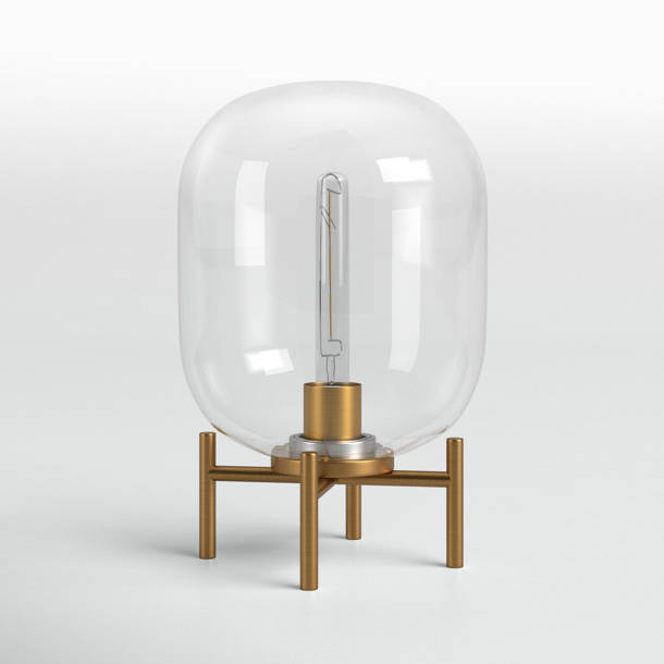 Hokku Designs Brandeis 59'' Black Tray Table Floor Lamp | Wayfair