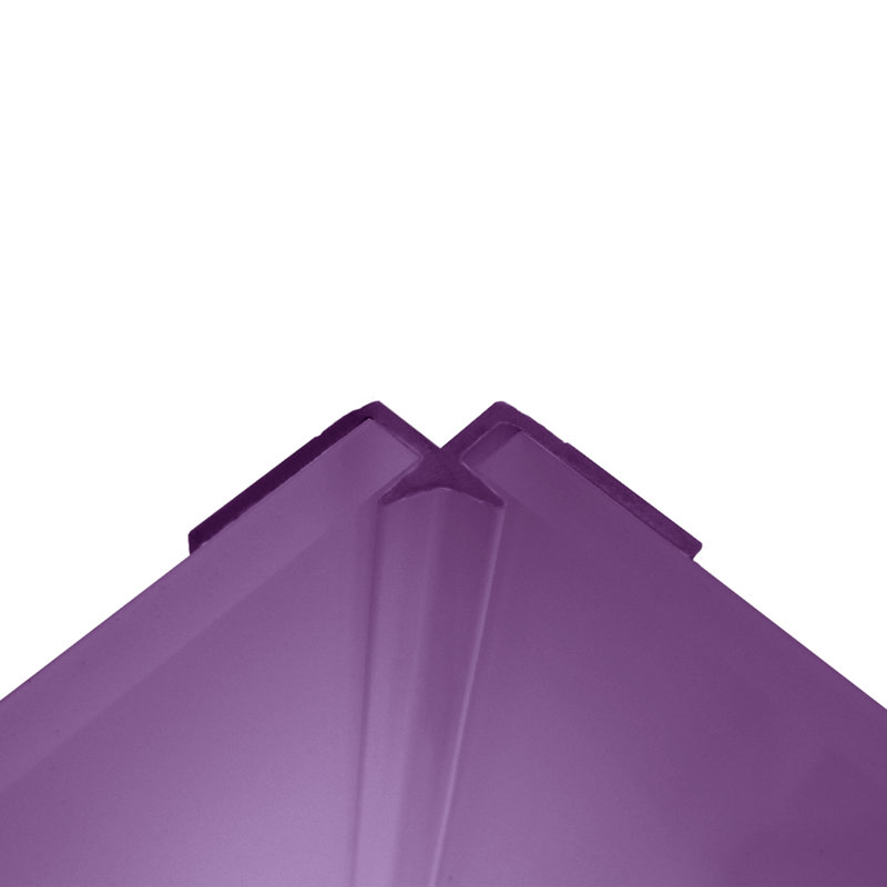 Wetwall 1.2" x 96" Wall Paneling in Purple | Wayfair.co.uk