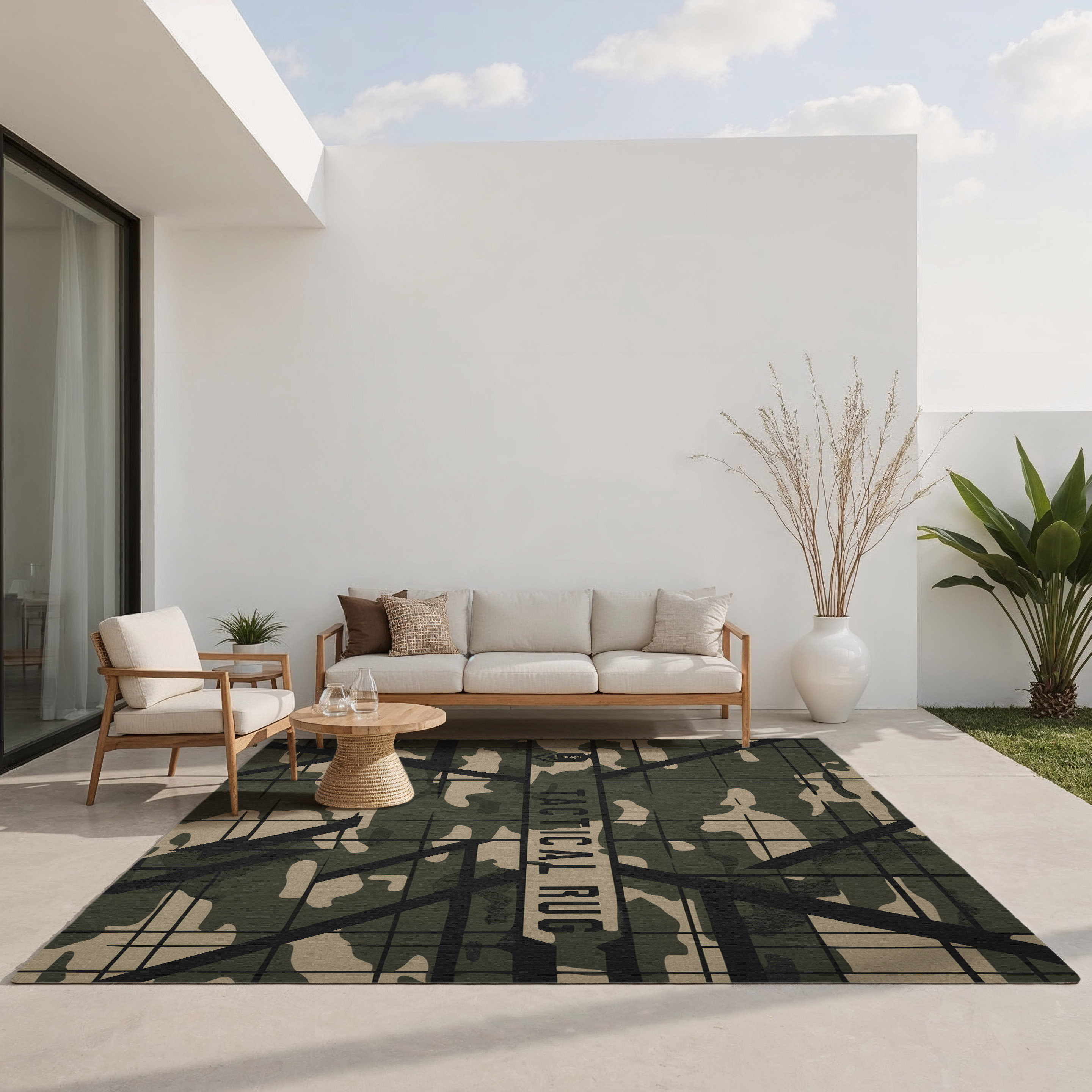 Wrought Studio™ Pathfinder Indoor And Outdoor Area Rug | Wayfair