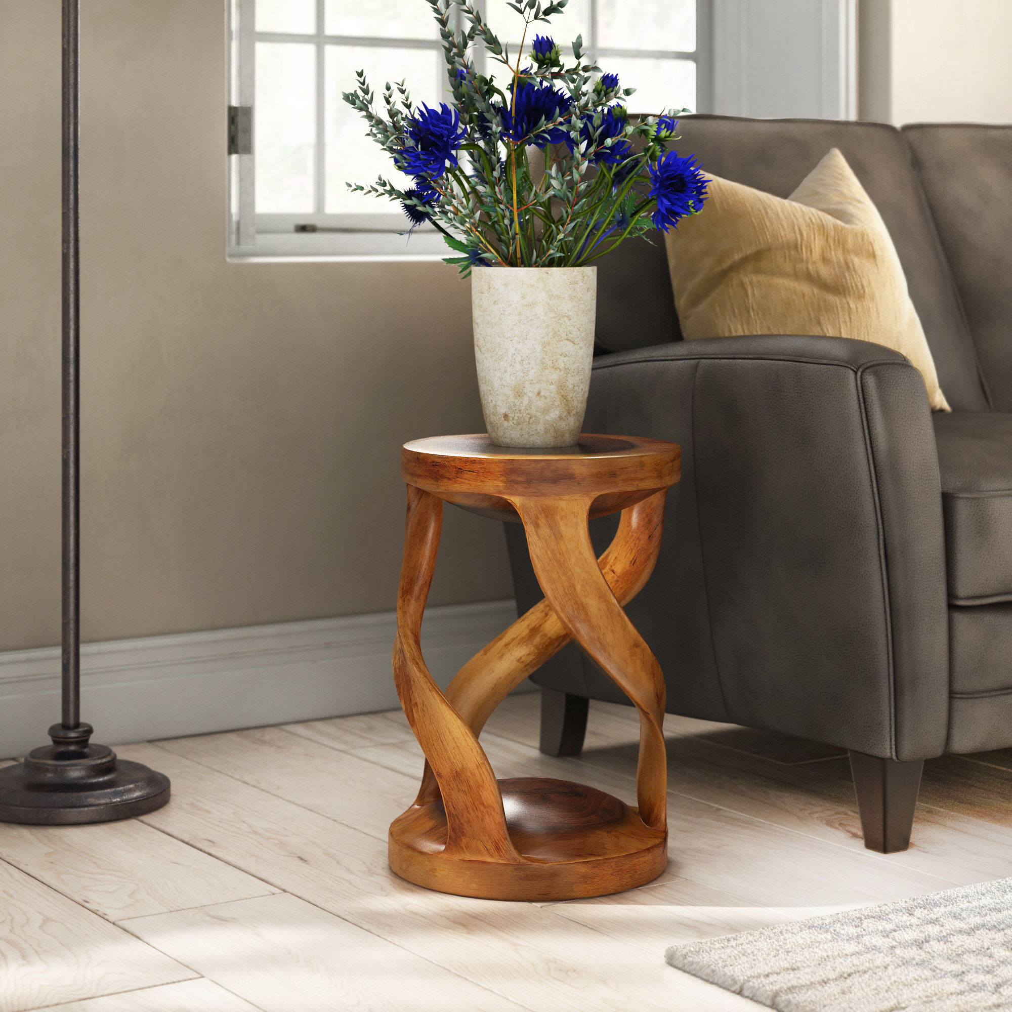 Loon Peak® Santa Fe Springs Solid Wood End Table & Reviews | Wayfair