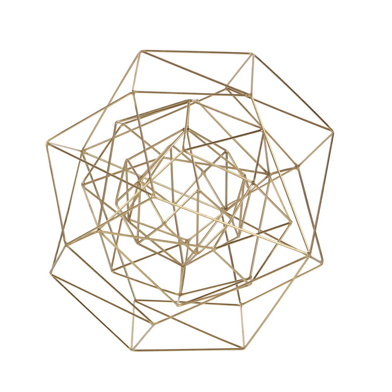 CosmoLiving by Cosmopolitan Metal Wire Sphere Sculpture & Reviews | Wayfair