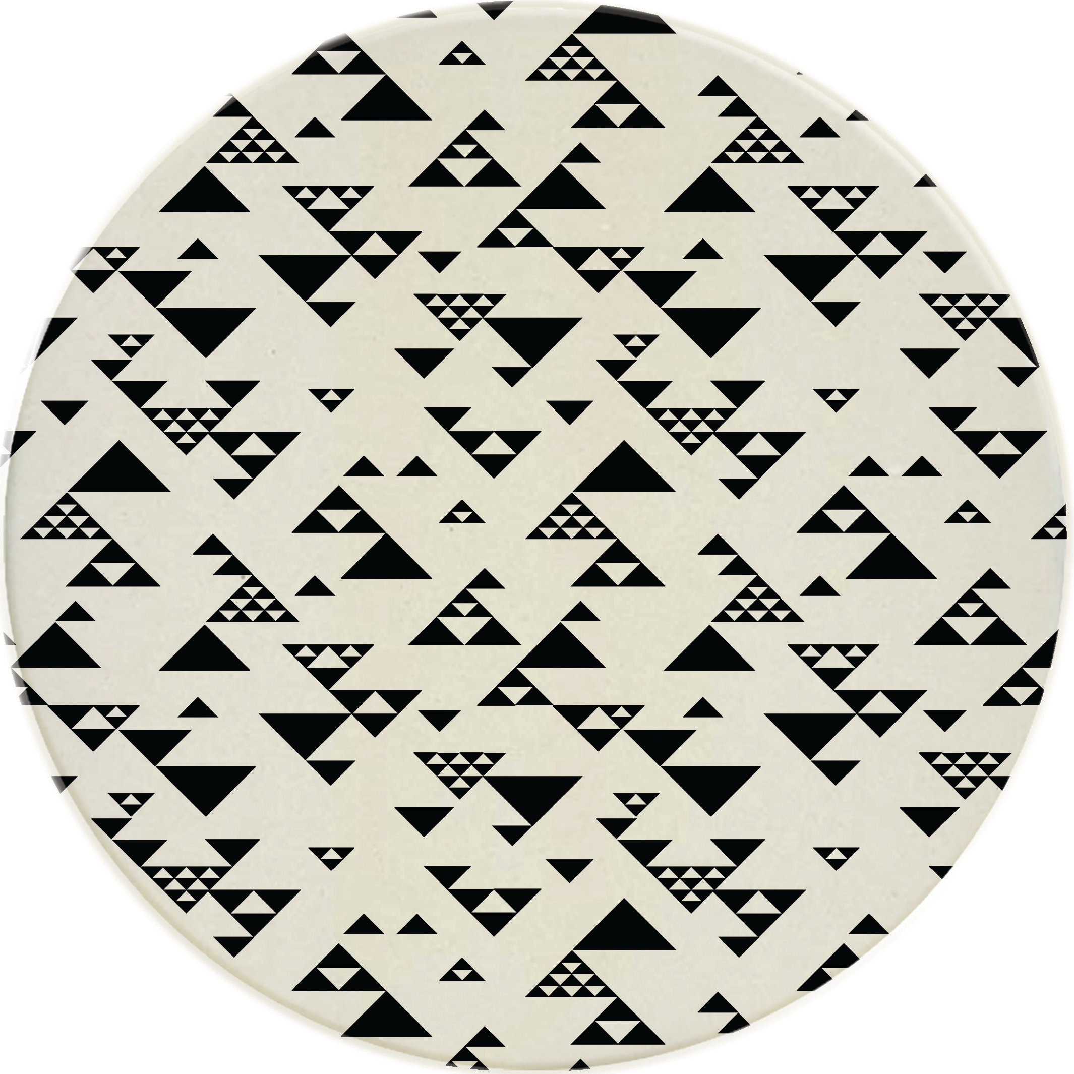 Union Rustic Triangles Round Trivet - Wayfair Canada