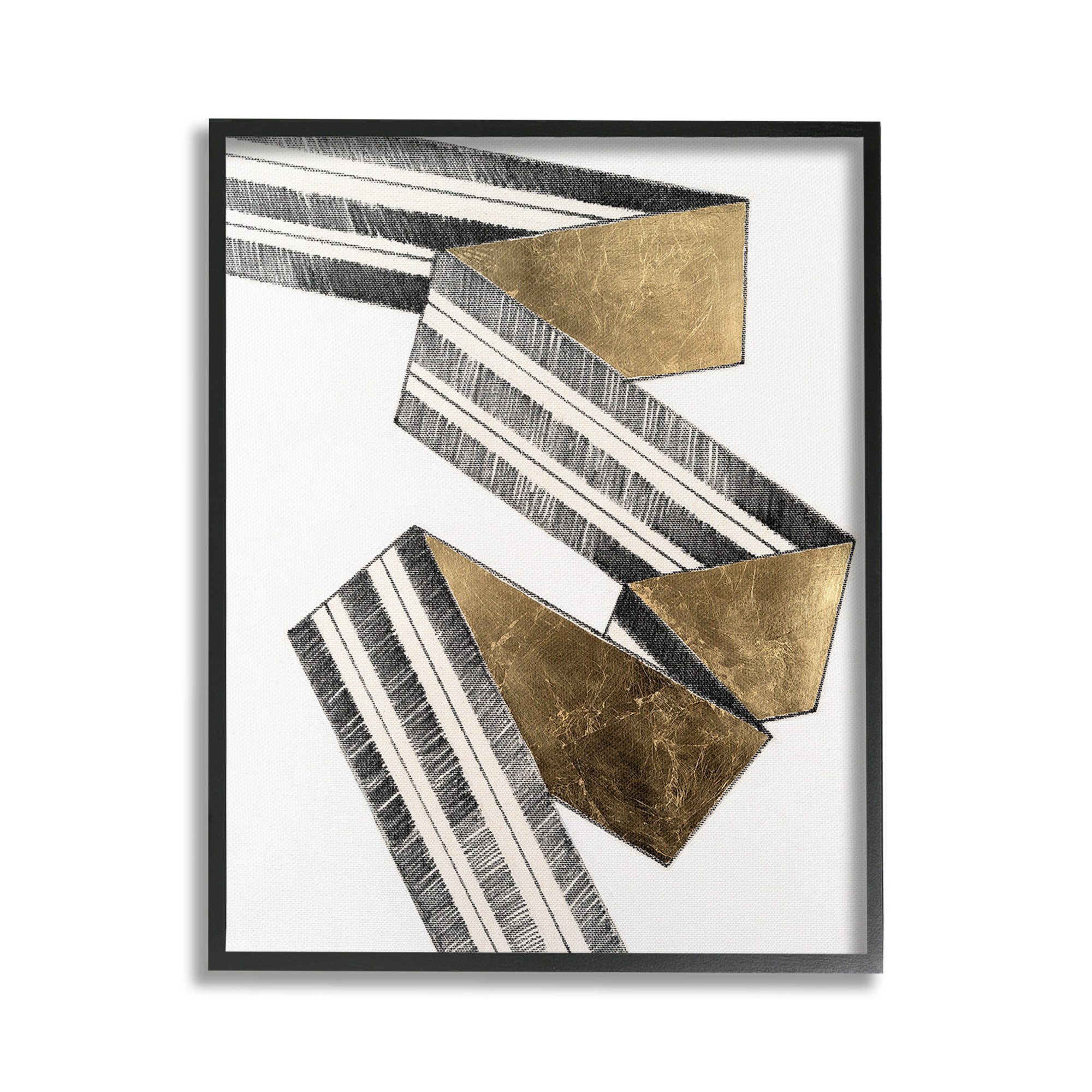 Wrought Studio™ " Alternating Geometric Ribbon Single Picture Frame ...