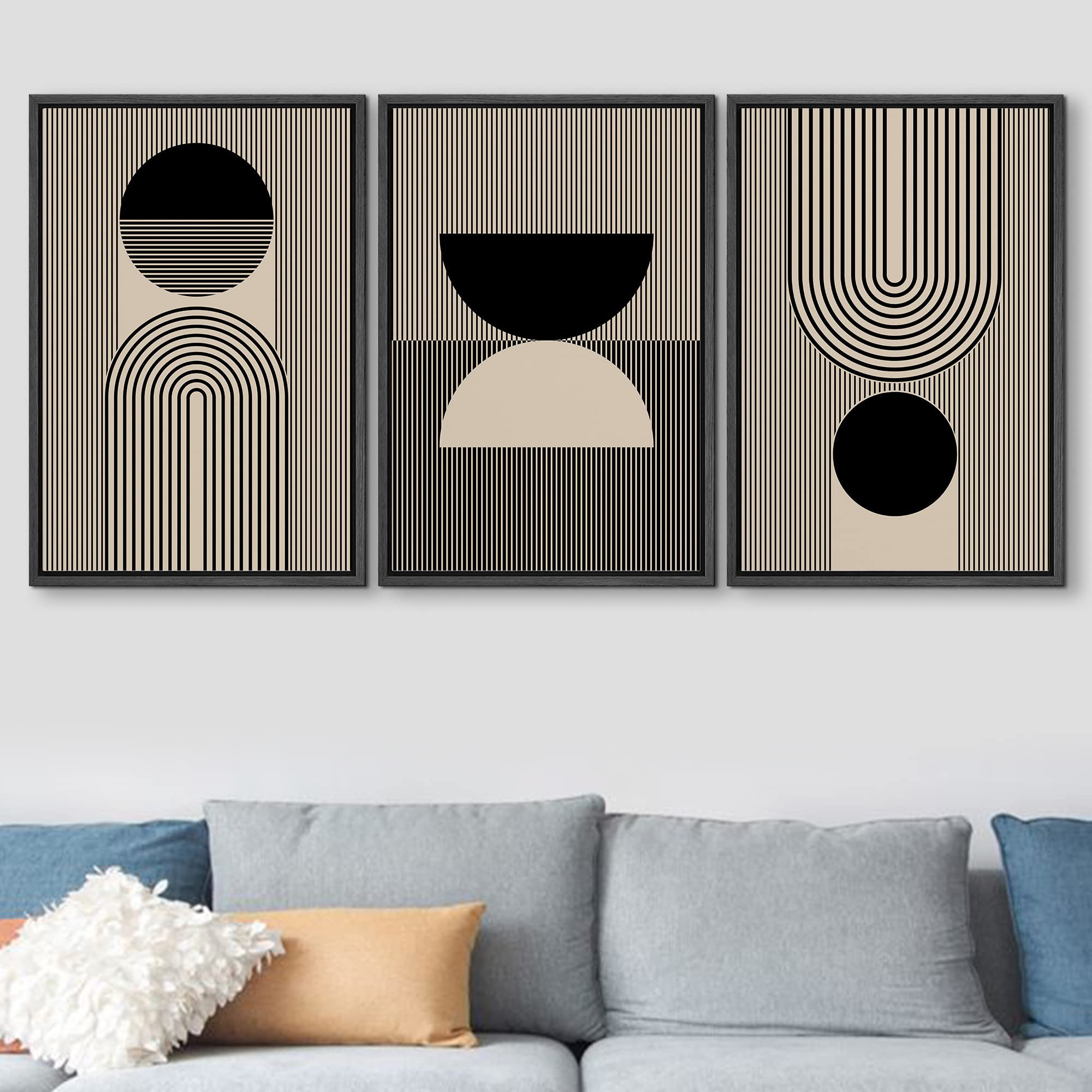 wall26 " Geometric Art Deco Polygon Collage Abstract Shapes ...