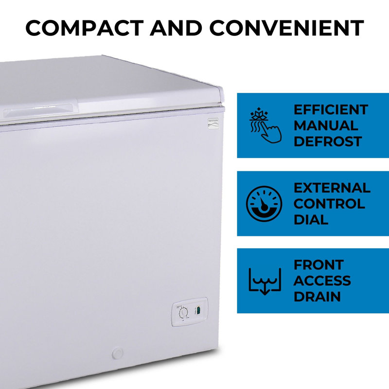 Kenmore 14.6 cu. ft. Garage Ready Chest Freezer with Adjustable ...