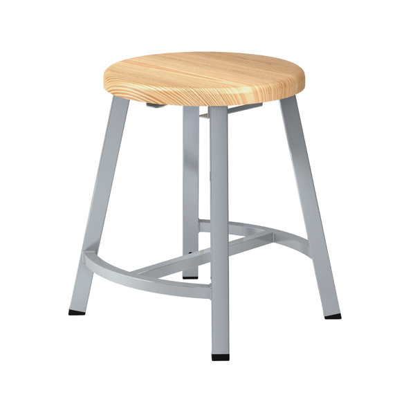 National Public Seating Fixed Height Industrial/Shop Stool, Butcher ...