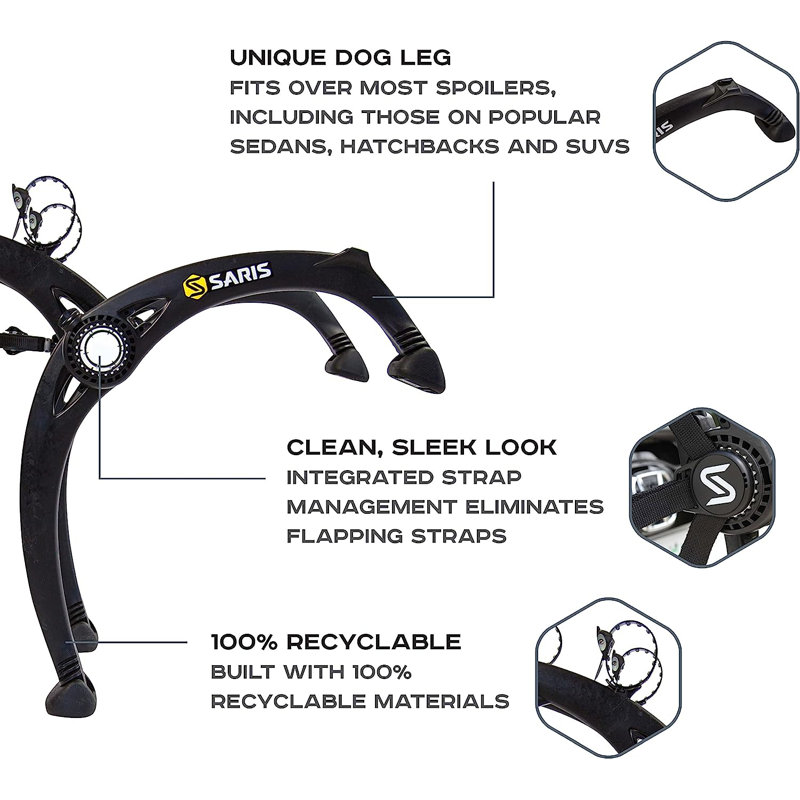SARIS Steel Surface Mounted Bike Rack | Wayfair