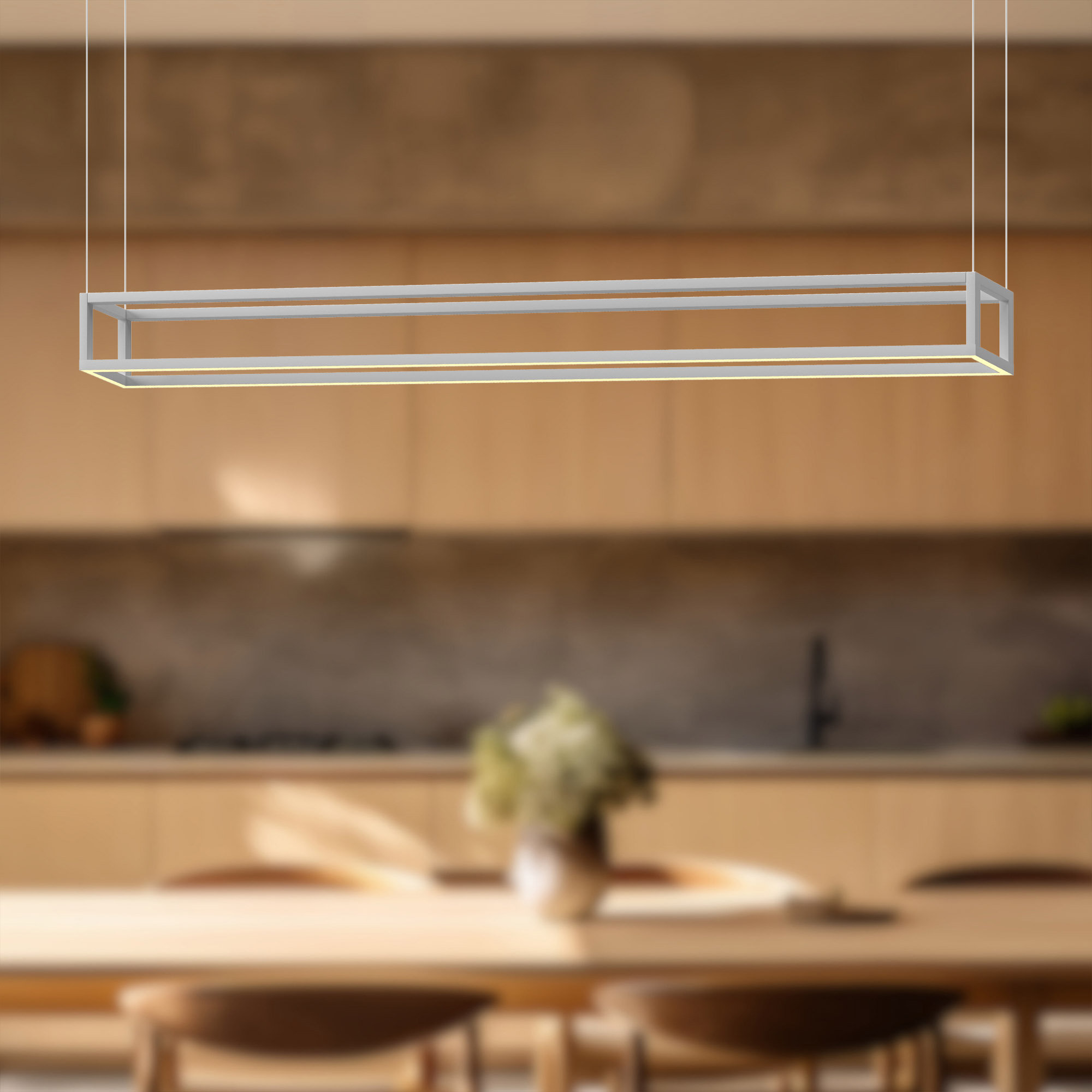 Kuzco Lighting Plaza 1 - Light Kitchen Island LED Pendant | Wayfair