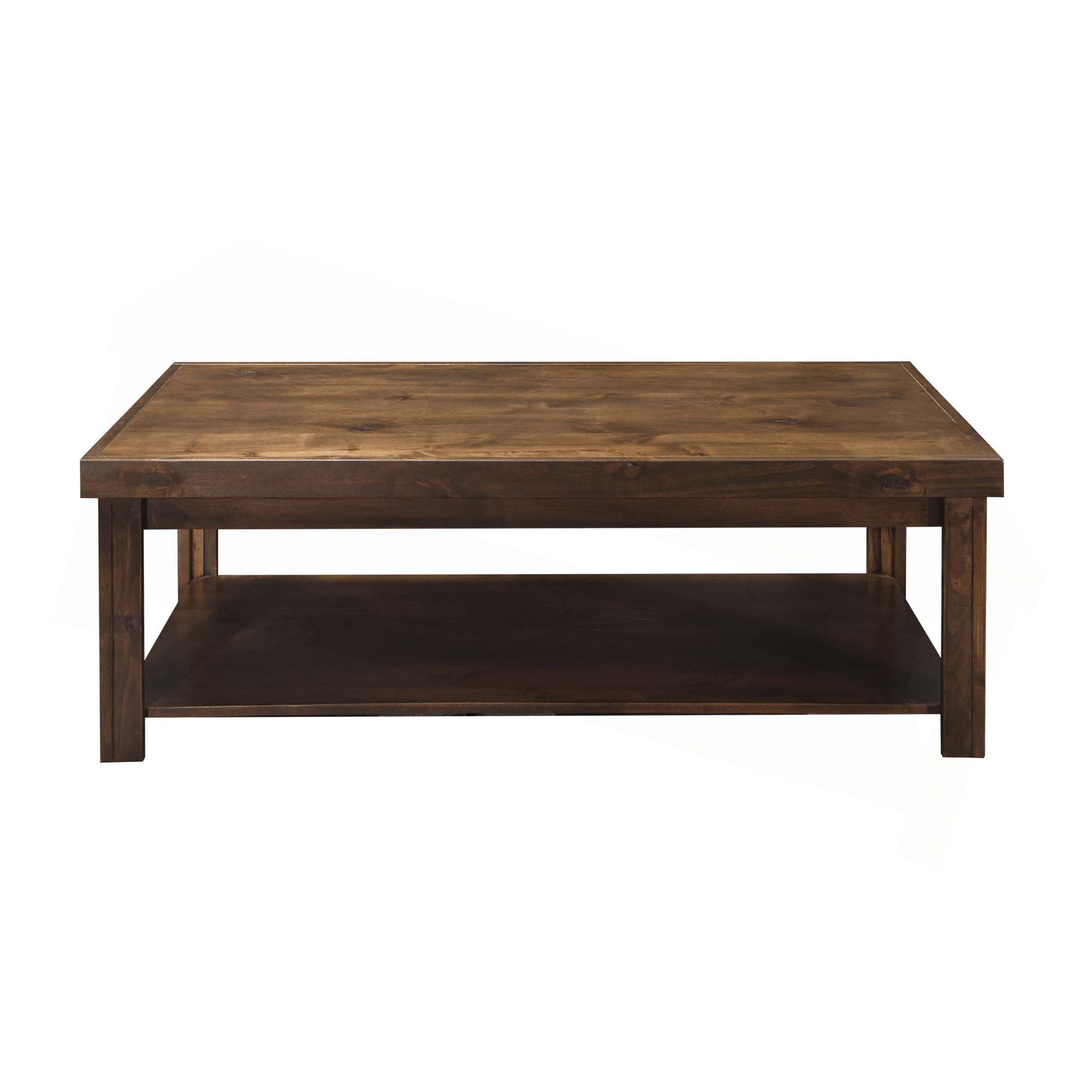 17 Stories 48 Inch Coffee Table,No Assembly Required,Whiskey Finish ...