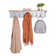 VonHaus 7 - Hook Wall Mounted Coat Rack in Grey & Reviews | Wayfair.co.uk