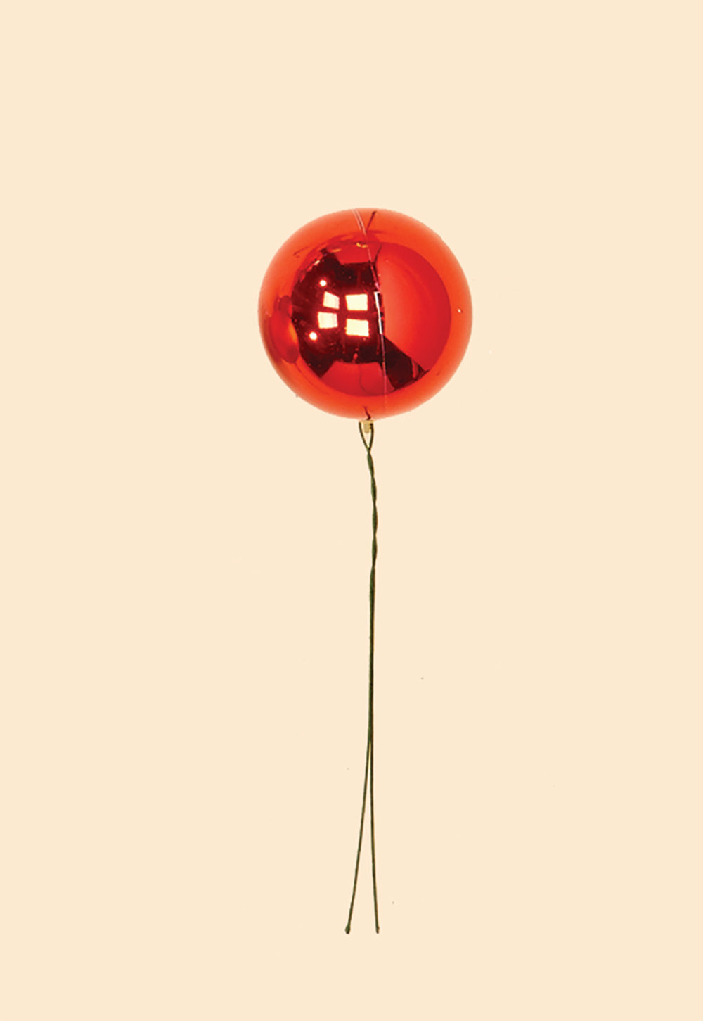 The Holiday Aisle® Plastic Ball on Wire Pick | Wayfair