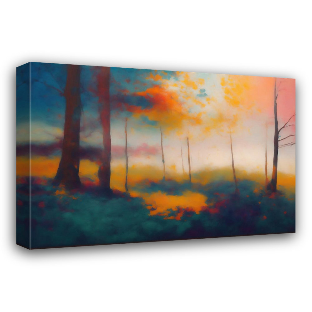 Red Barrel Studio® Euda Brilliant Trees-Seventy On Canvas by Steven ...