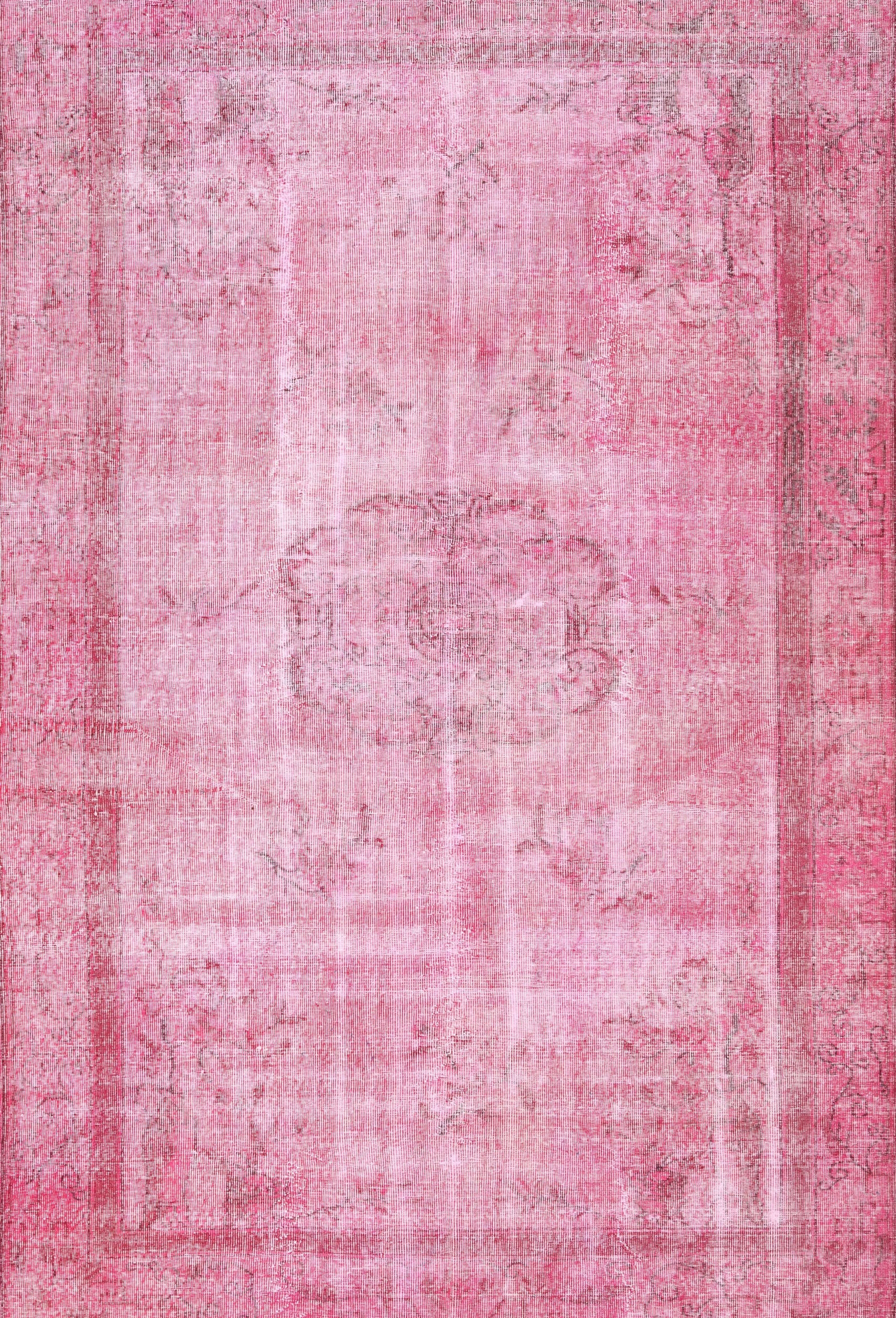 Rosalind Wheeler Floral Wool Light Pink Area Rug | Wayfair