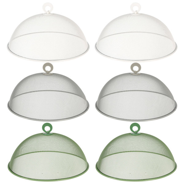 Rebrilliant 6x Large Round Metal Mesh Food Cover Cake Dome Protector ...