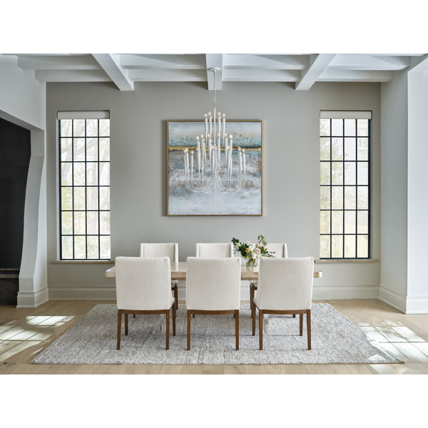 Miranda Kerr Home 86" to 106" Tranquility Burl and Acrylic Dining Table ...