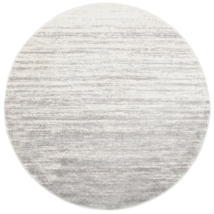 Gray & Silver Round Area Rugs You'll Love | Wayfair
