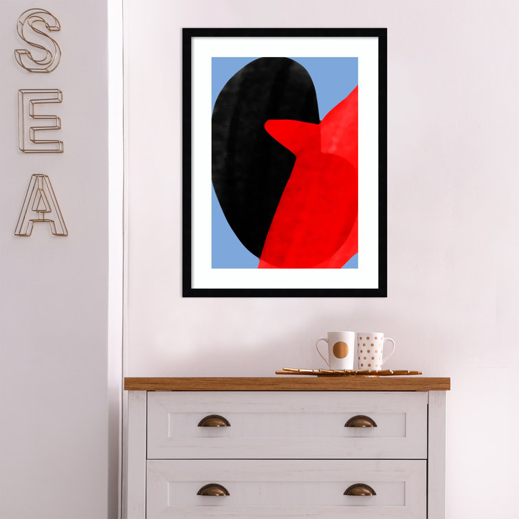 Brayden Studio® Bethly Night Bird Framed On Paper by Alex Caminker ...