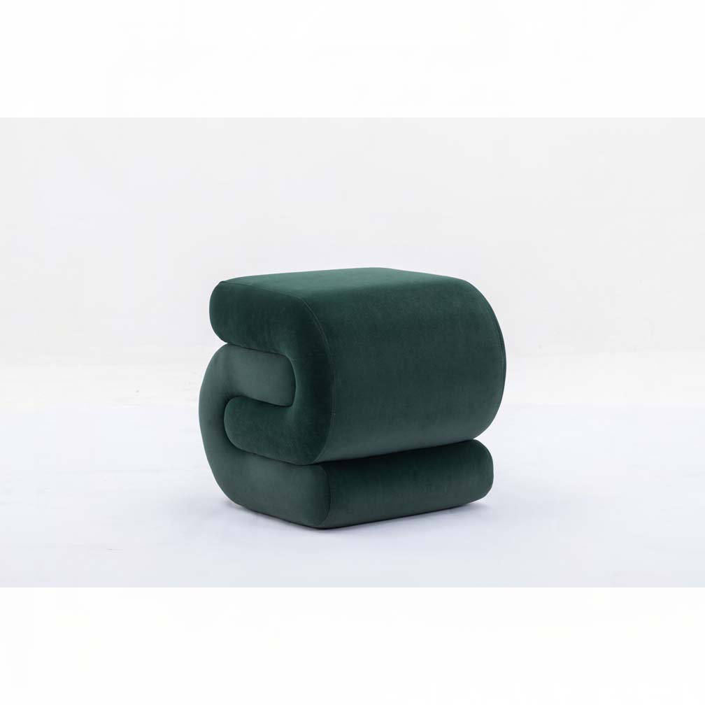 Ivy Bronx S-shape Ottoman Makeup Stool Footstool | Wayfair