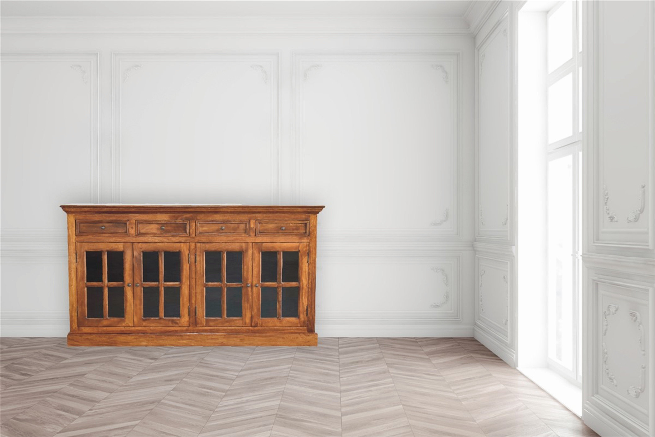 Lark Manor™ Sophisticated Glazed Sideboard for Stylish Home Enhancement ...